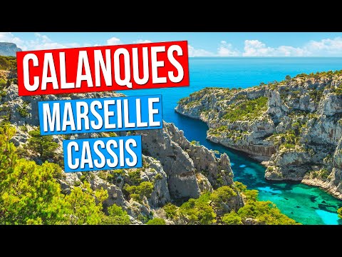 CALANQUES of MARSEILLE and CASSIS, FRANCE (Boat tour of 9 creeks in 4K)