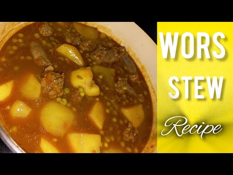 How to make wors stew with simple ingredients|Tasty WORSSTEW recipe|