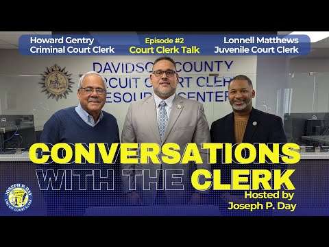 Conversations With The Clerk | Episode 2 - Court Clerk Talk