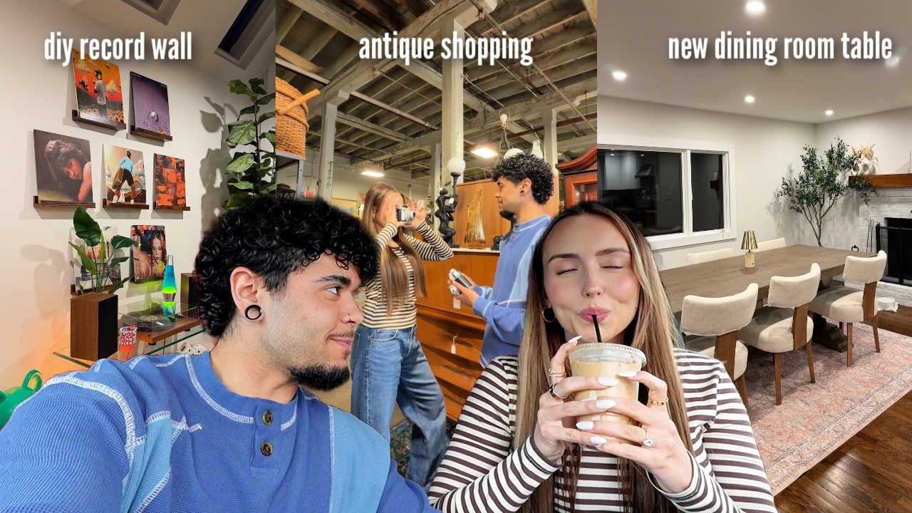 SHOPPING FOR OUR NEW HOUSE, DECORATING, & OUR DREAM DINING TABLE..
