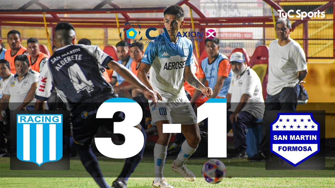 Racing derrotó a San Martín de Formosa y se mete en los 16avos de final ...