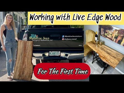 Working with Live Edge Wood | My First Time