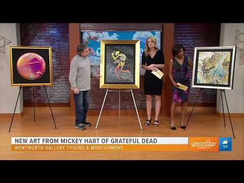 Grateful Dead band member Mickey Hart showcases artwork on North American art tour WUSA9