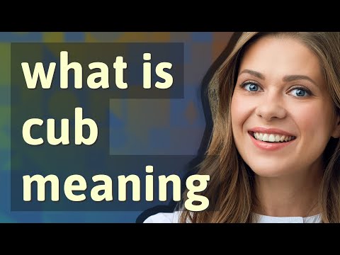 Cub | meaning of Cub