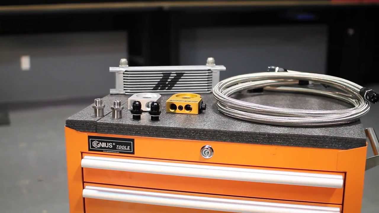 Universal 10 Row Oil Cooler Kit Features & Benefits by Mishimoto