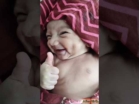 Mind Blowing Response of Cutest Newborn Baby @AfterBirth #beautifulbabies