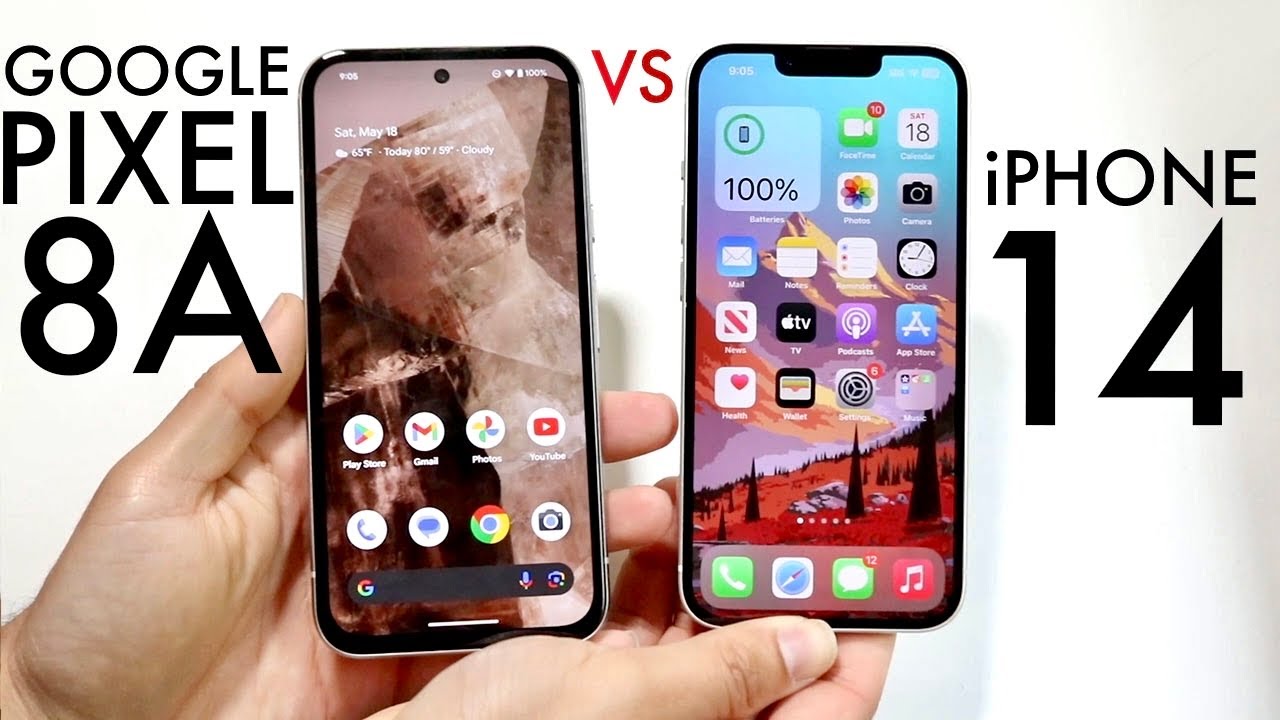 Google Pixel 8A Vs iPhone 14! (Comparison) (Review)