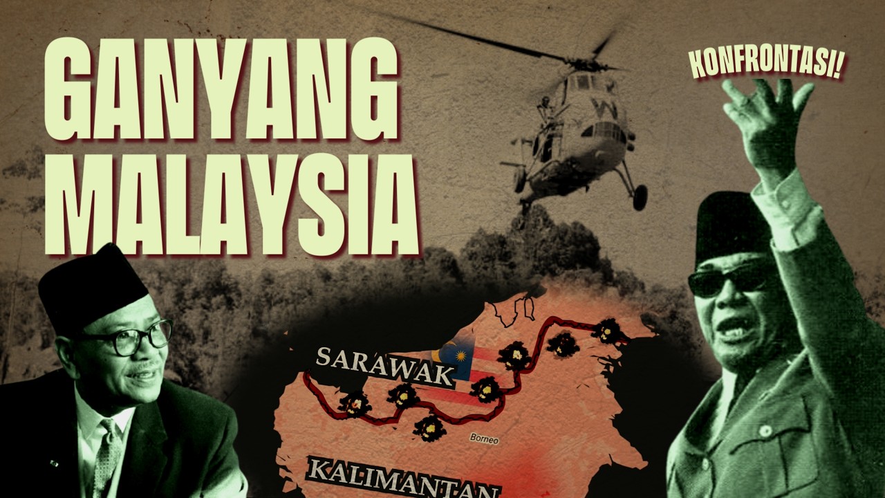 SEJARAH GANYANG MALAYSIA | Konfrontasi Indonesia Malaysia - Full War Documentary