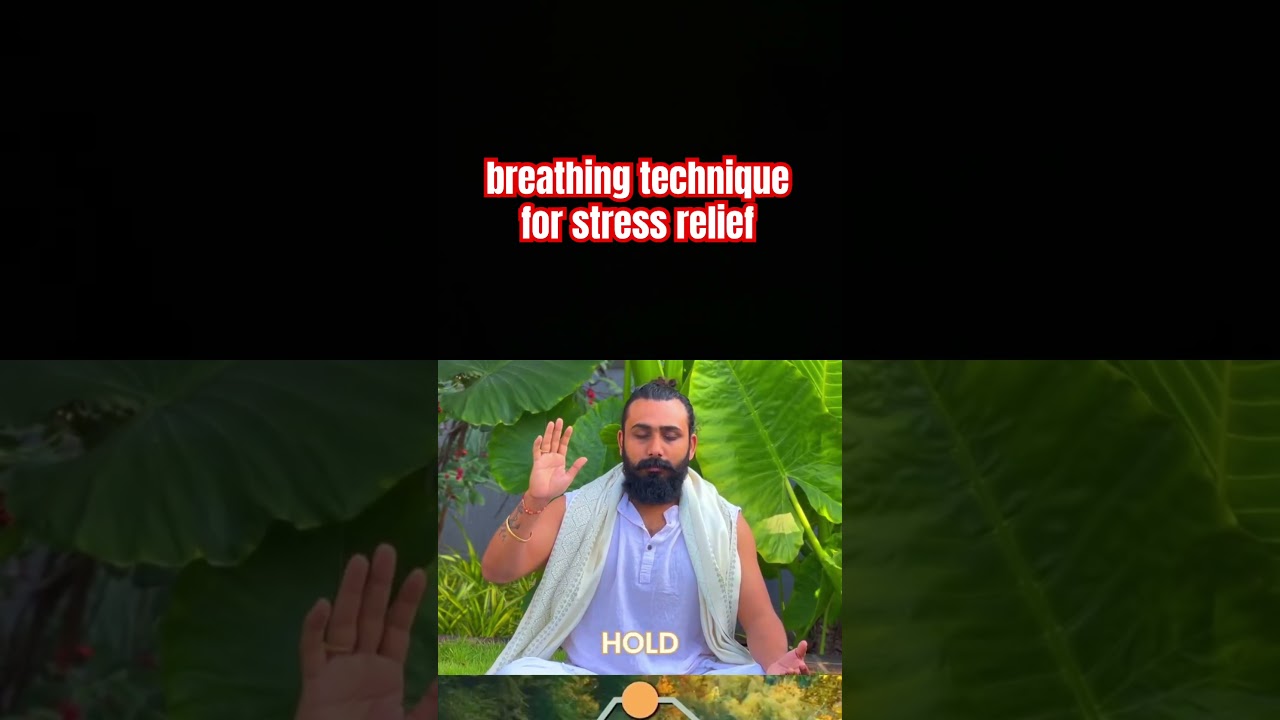 breathing technique for stress relief #motivation #manifestation #spiritualawakening #stressrelief