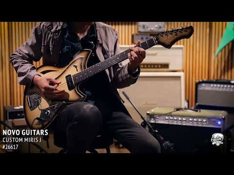 Novo Custom Miris J Semi-Hollow w/ Fralin P-90s – Toasted | Reverb
