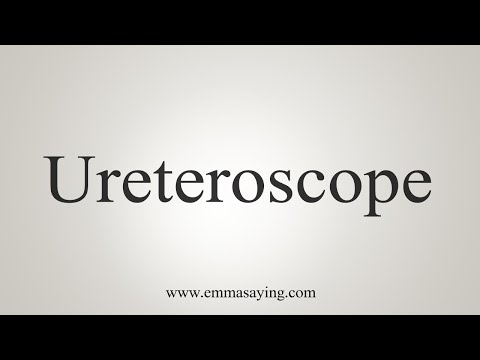 How To Say Ureteroscope