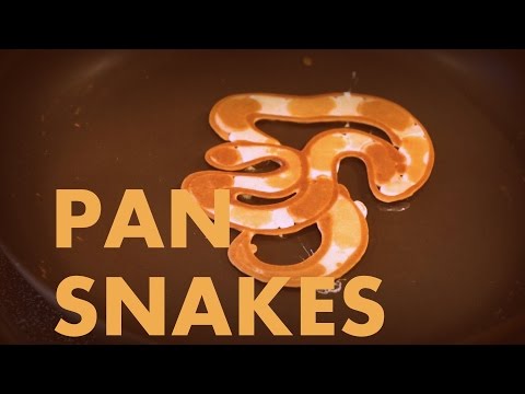 Pancake art: pan-snakes! | things that are cute