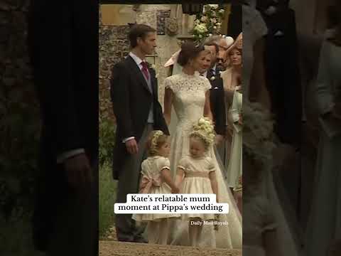 Kate's relatable mum moment at Pippa's wedding
