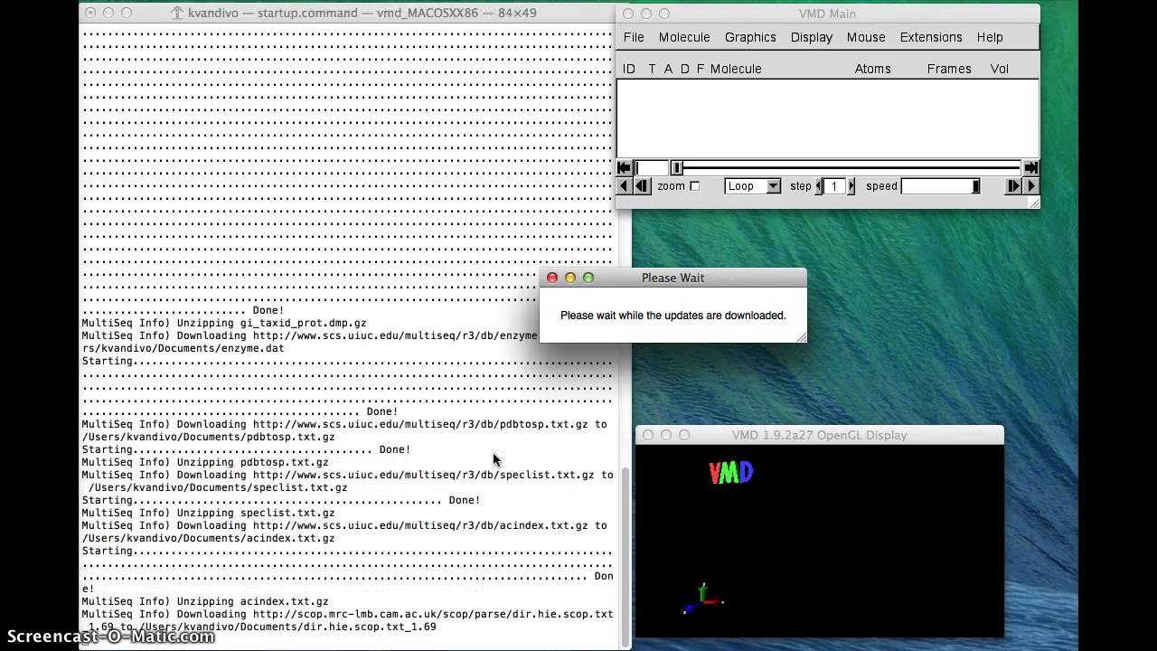VMD Multiseq initial metadata download