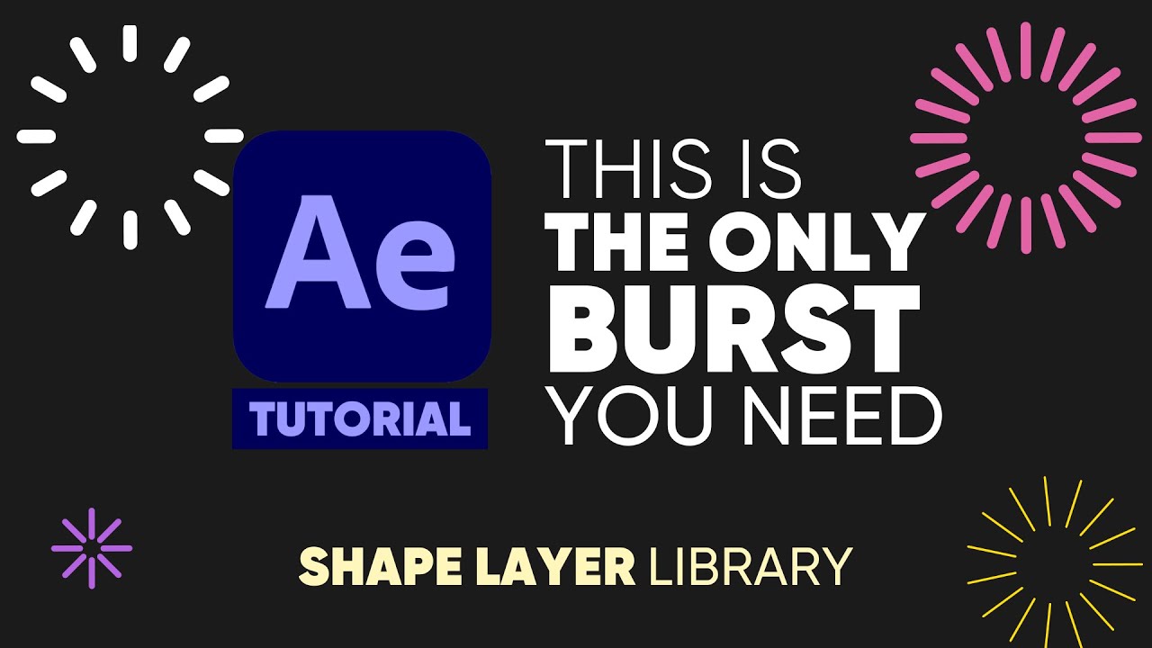 The Secret to Shape Layer Bursts in After Effects