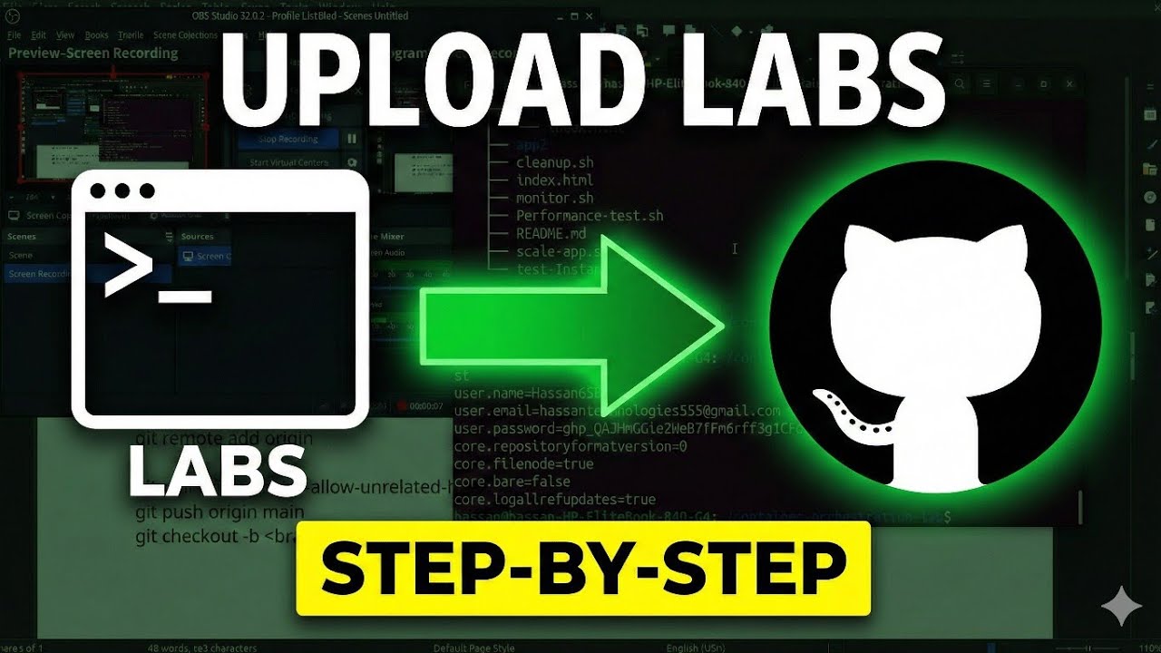 How to Push AlNafi Labs to GitHub | Git Setup & Access Tokens (Complete Guide)