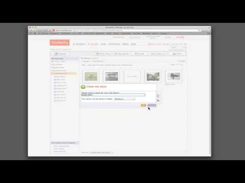 Uploading New Photos to Shutterfly