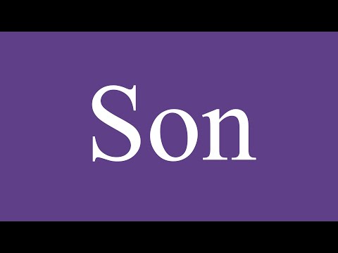 How To Pronounce ''Son'' Correctly in Spanish