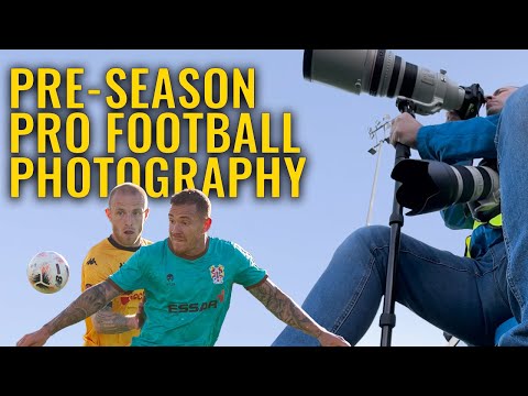 Pre-season pro football photography