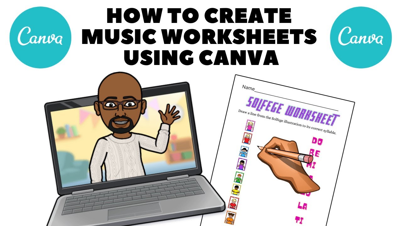 How To Create Music Worksheets Using Canva