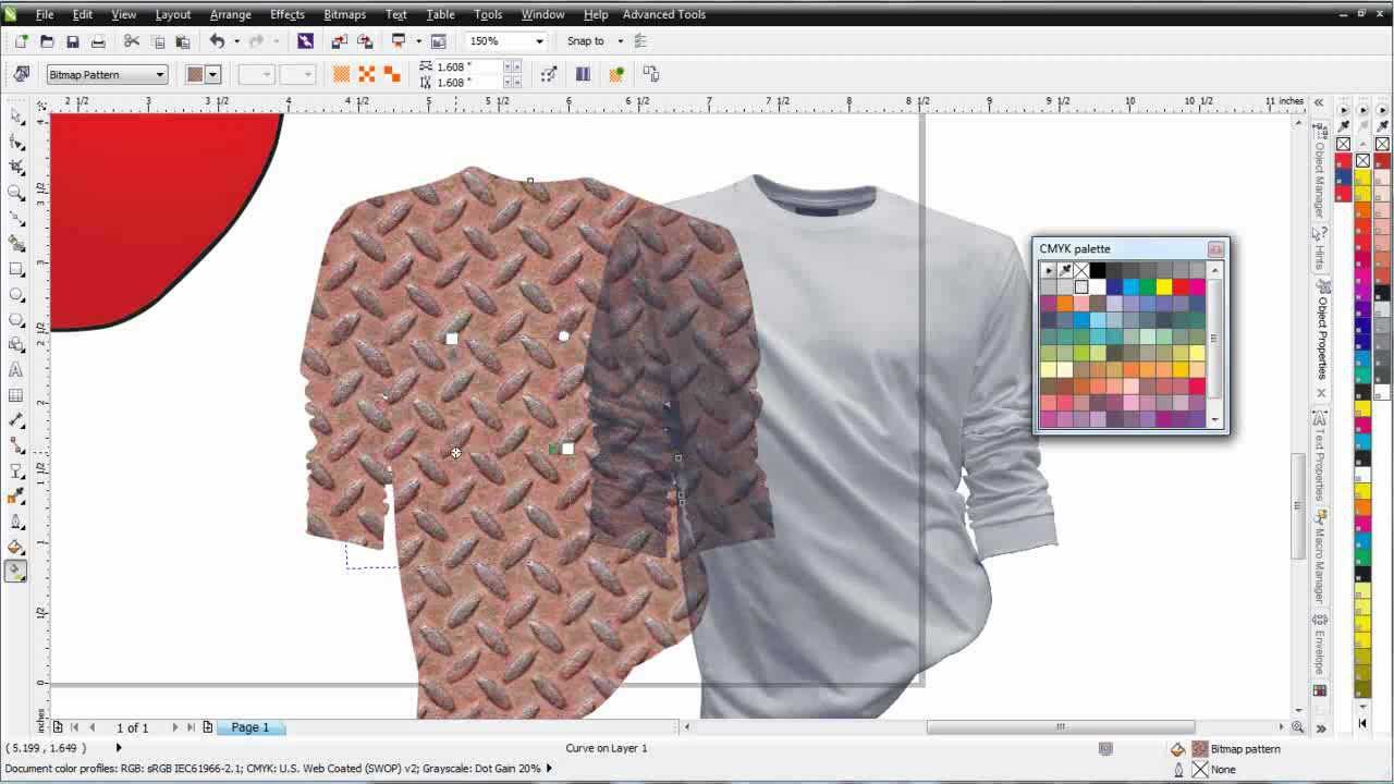 CorelDRAW X6 for beginners the Interactive Fill Tool