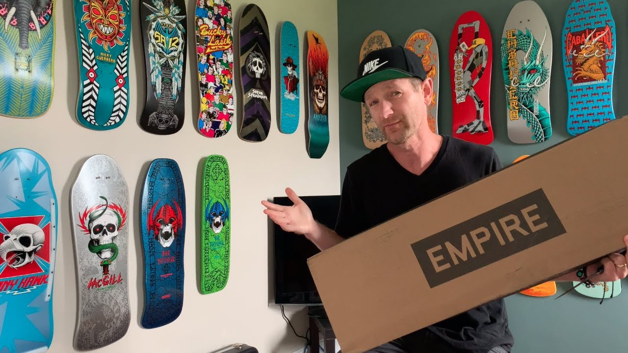 EMPIRE Skate Shop Old School Reissue Skateboard Deck Unboxing