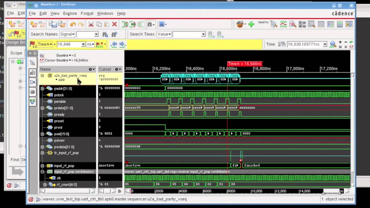 SimVision Class and Transaction Debug (Post Process)
