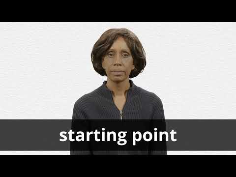 STARTING POINT definition and meaning | Collins English Dictionary