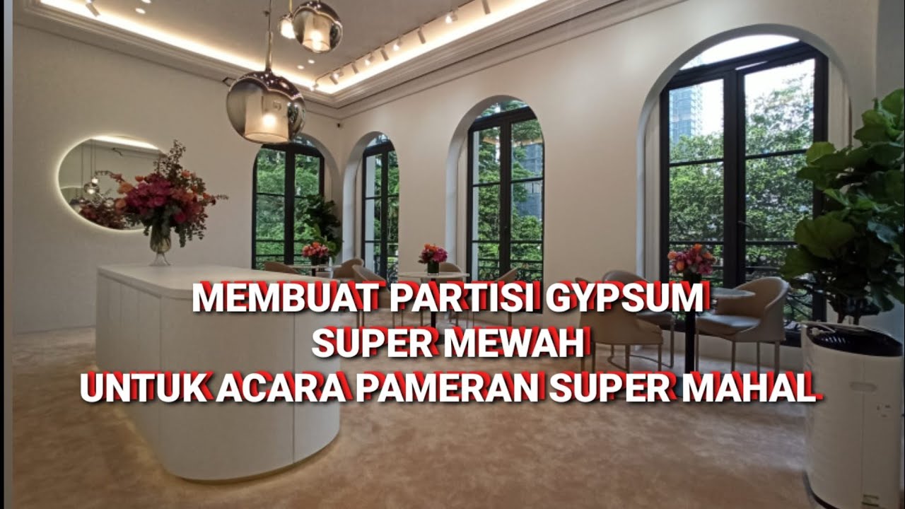 CARA CEPAT MEMBUAT PARTISI GYPSUM RANGKA HOLLOW BAJA RINGAN