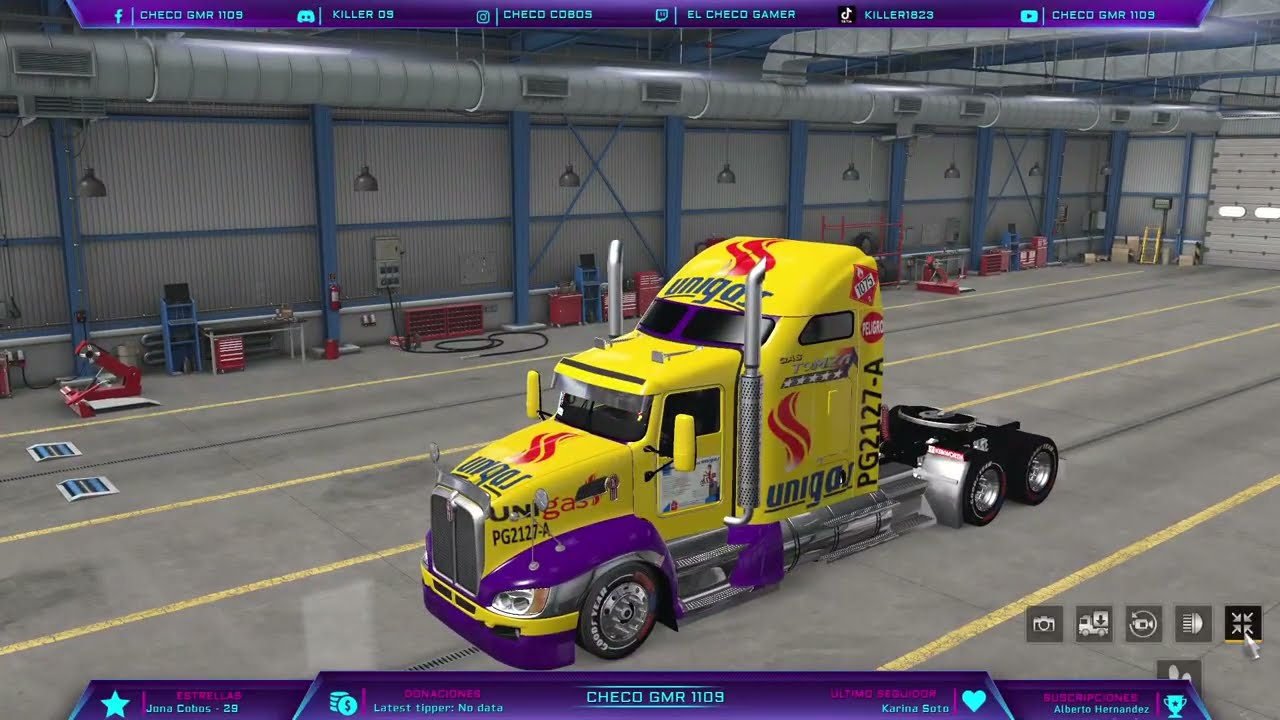 PACK DE SKINS GASERAS PARA KENWORT T660 1.1 - ATS