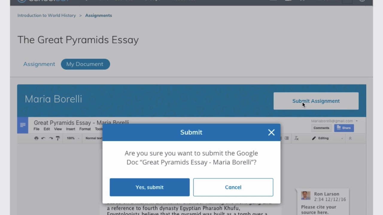 Schoology's Enhanced Google Drive Integration