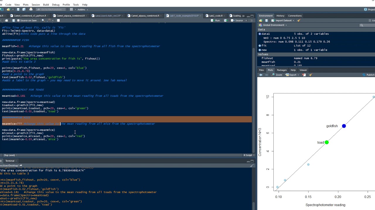Lab1 tutorial run through