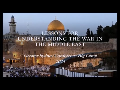 Lessons for Understanding the War in the Middle East - Dr Eric Walsh