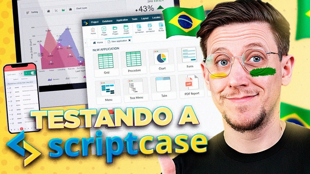 Testei a Scriptcase, uma plataforma Low-code brasileira