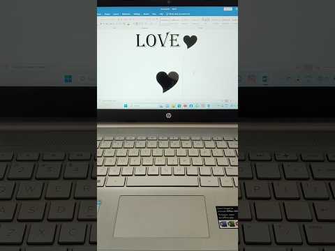 Love ???? Symbol shortcut key || #shorts #trickscomputer #tricks