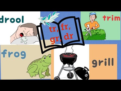 Reading Words with R-Blend | Beginning Consonant Blend TR, FR, GR, and DR