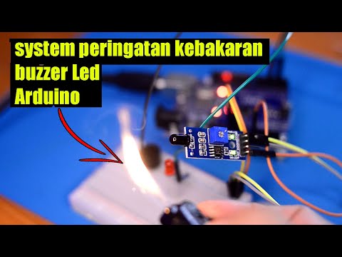 bantu saya menyelesaikan project dengan sensor deteksi api dan buzzer ...