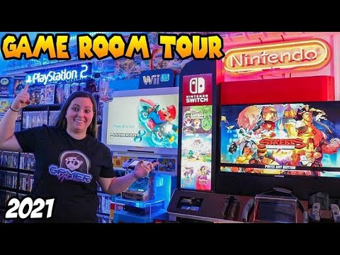 NEW 2021 GAME ROOM TOUR - 5,000+ Games, 250+ Consoles, Kiosks, Arcades, Displays and More! INSANE!!