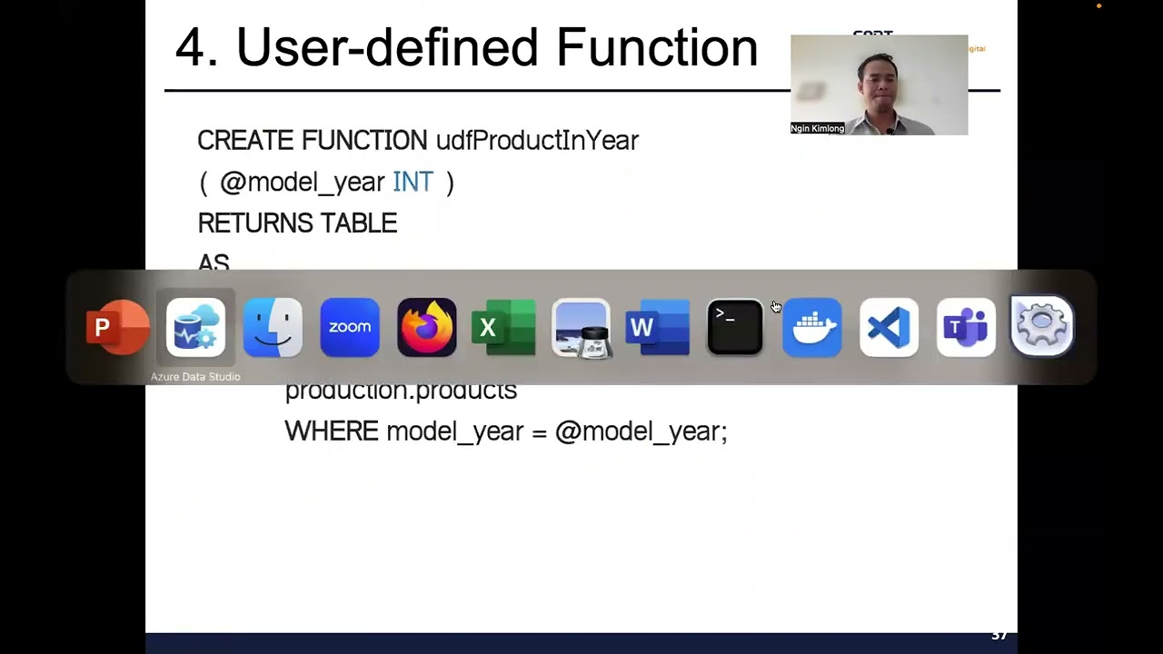 Chapter 5 Table valued Function