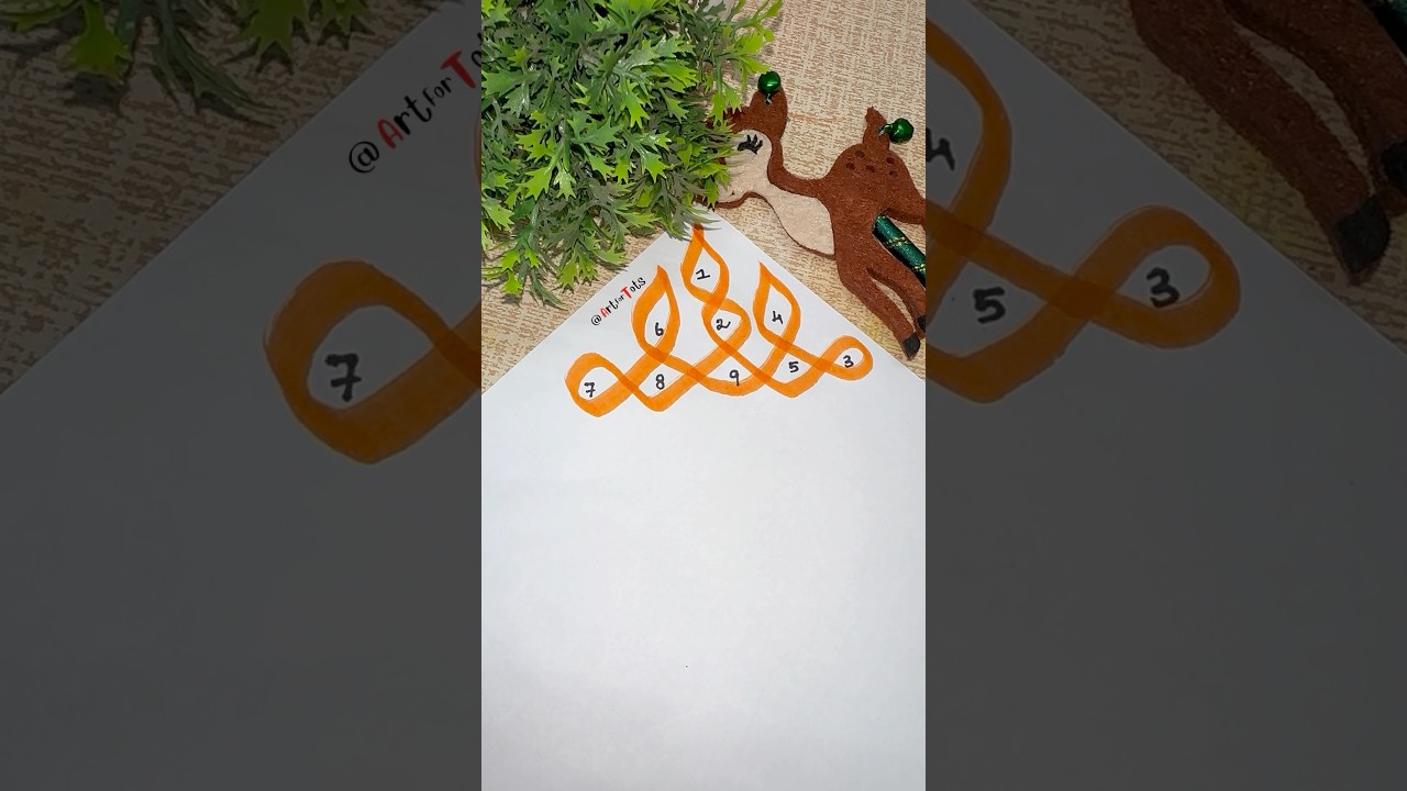🧡Fun With Number #art #trending #shorts #satisfying #numbers #maths #drawing #funny #ytshorts #123