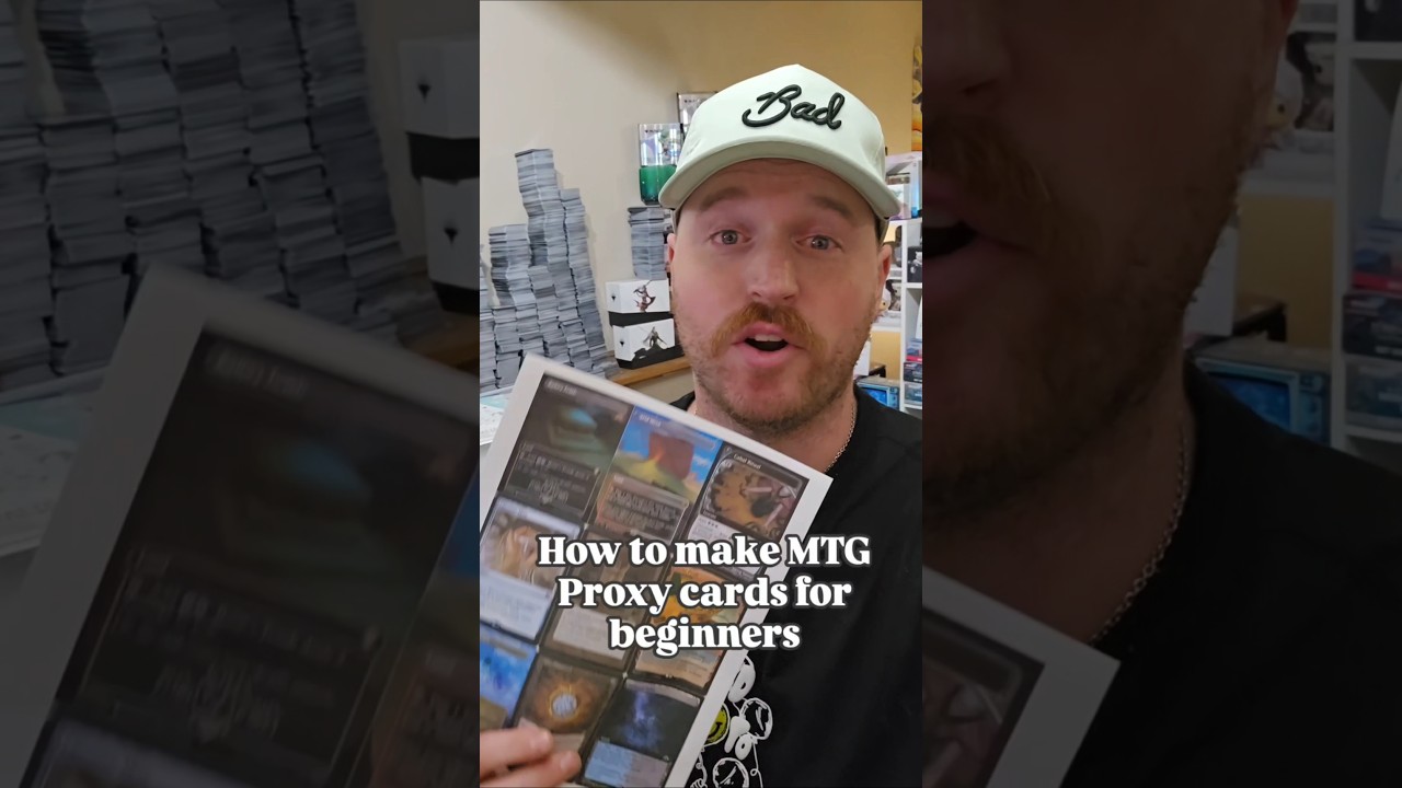 Making mtg Proxy for beginners #mtg #magicthegathering #mtgcommunity