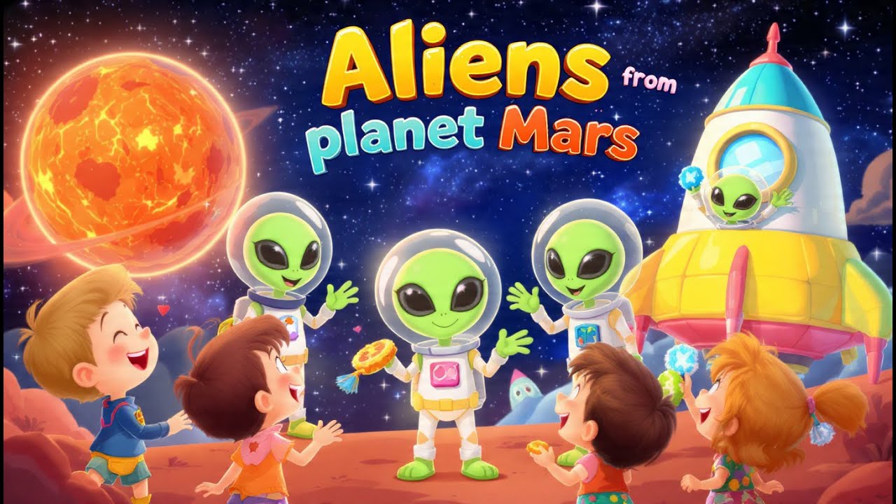 Aliens from Mars | interesting cartoon story