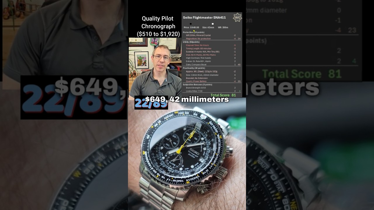 Seiko Flightmaster SNA411 #pilotwatch #chronograph #seiko