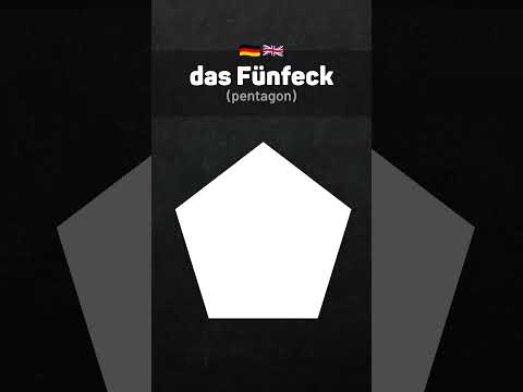 Geometrische Formen 🔴🟥🔺 Geometric Shapes German Vocabulary