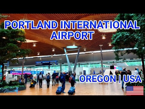 PORTLAND INTERNATIONAL AIRPORT PDX - OREGON | USA #4K WALKTHROUGH @manilashopper