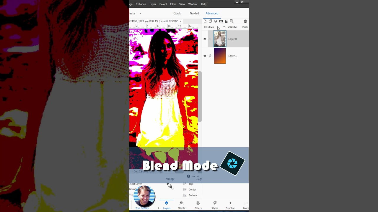 How to Use the Blend Modes List in Photoshop Elements