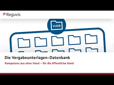 Reguvis Vergabeunterlagen-Datenbank (VUDB)