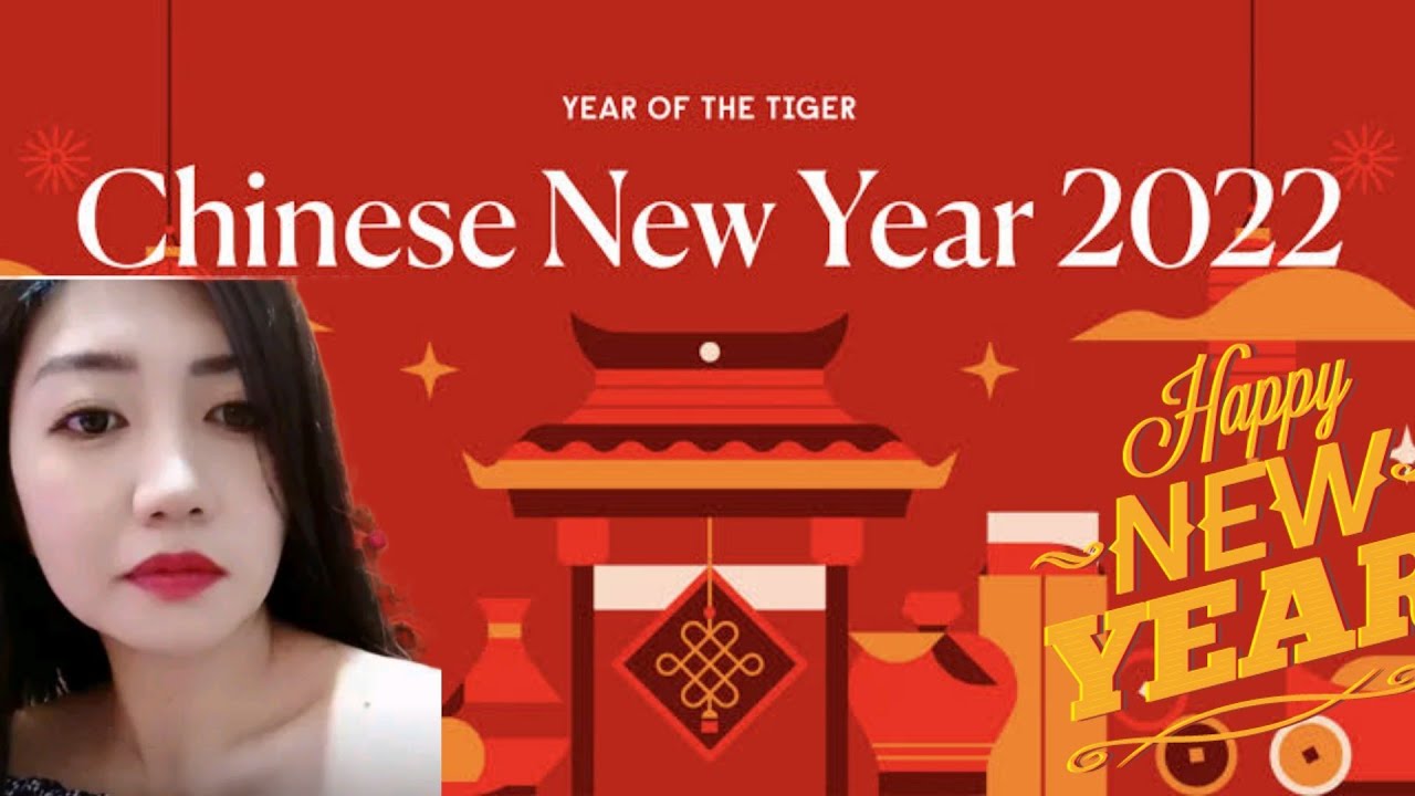 YEAR OF THE TIGER HAPPY CHINESE NEW YEAR 2022