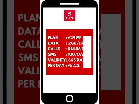 Airtel 1 Year Validity Plans - 2023