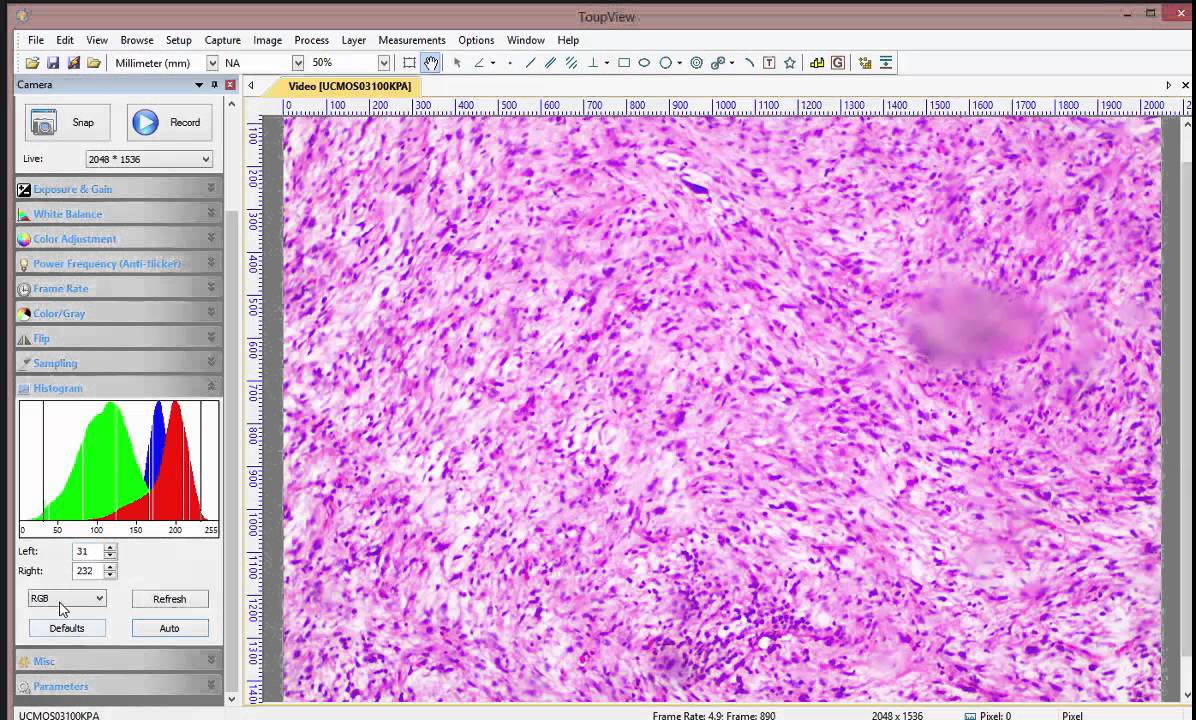 Microscope Camera Software - Getting Started Part 1